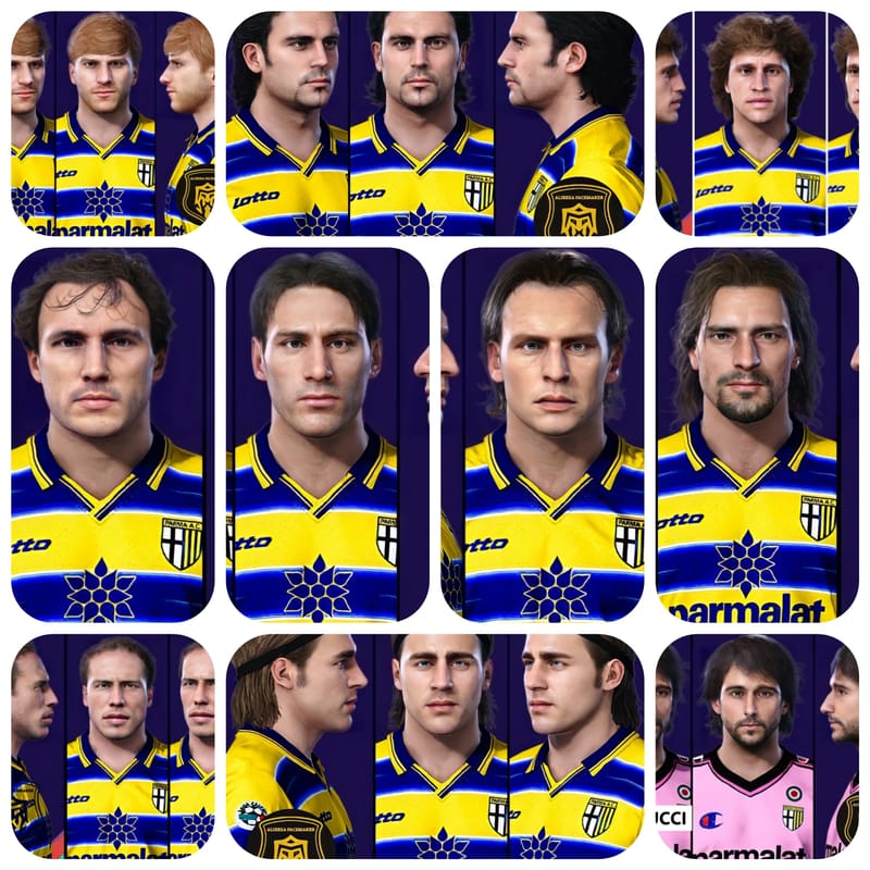 faces-Legendary PARMA players 90s
