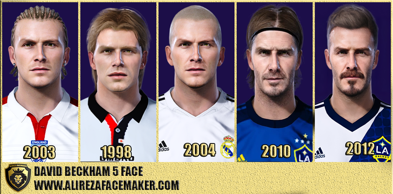 DAVID BECKHAM 5 FACE - maker-3d