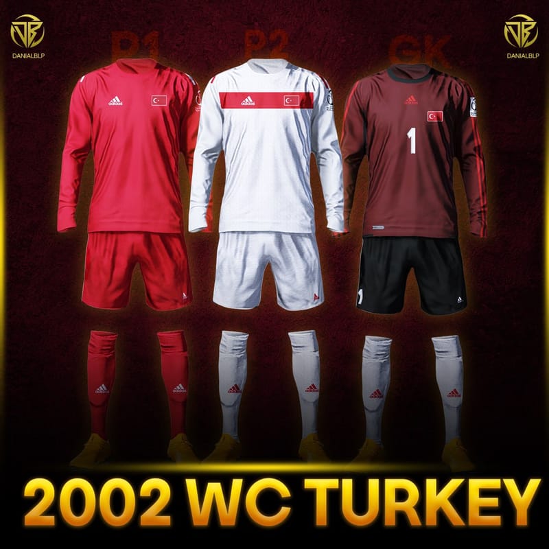 kit Turkey 2002 world cup - maker-3d