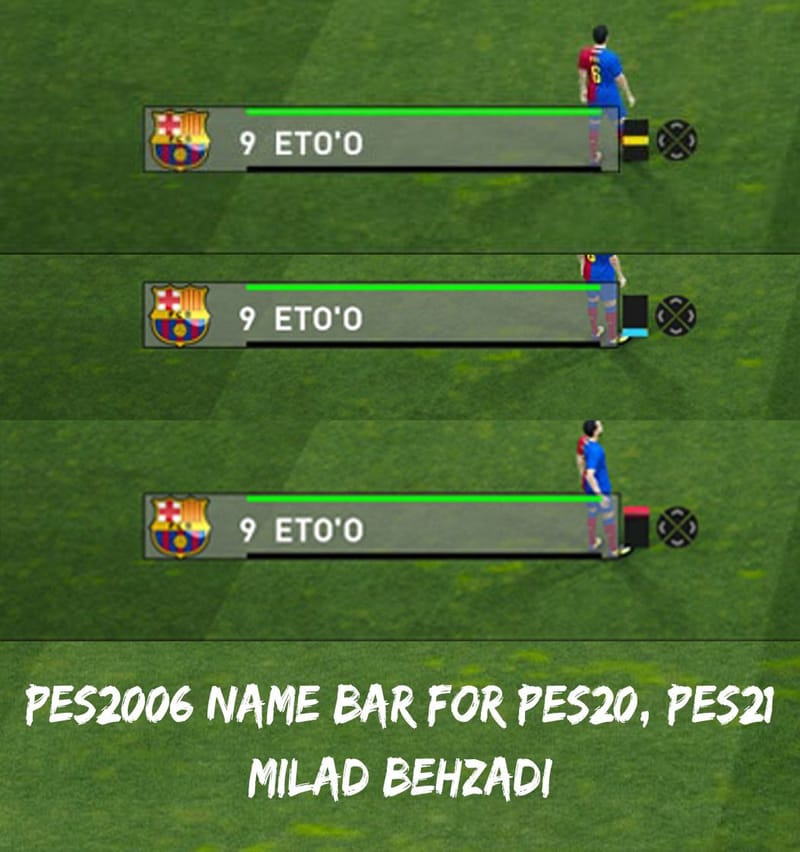 PES2006 Name Bar - maker-3d
