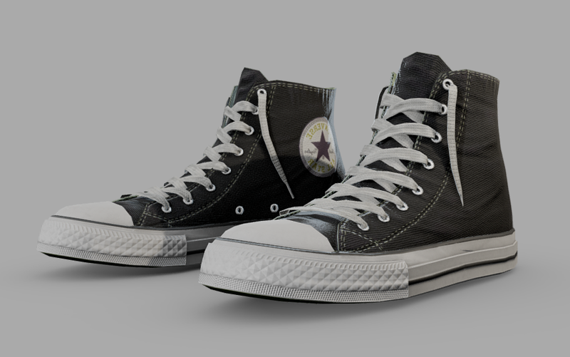 converse boots - maker-3d