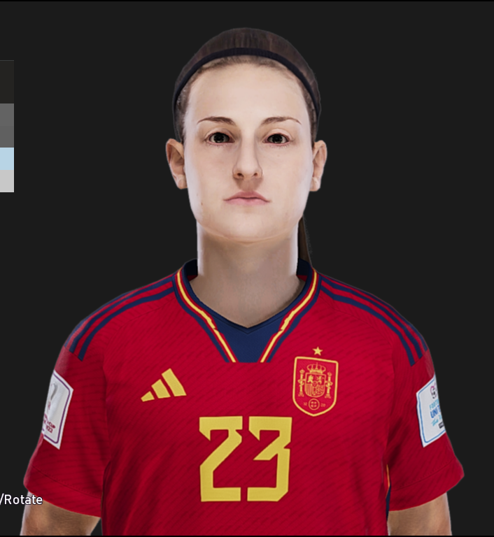 Woman player PES FACE