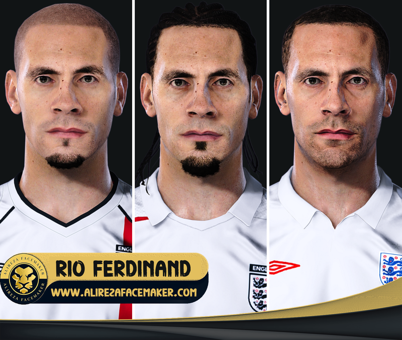 Rio Ferdinand 3 FACE - maker-3d