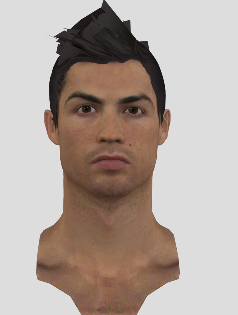face 3d Cristiano Ronaldo - maker-3d