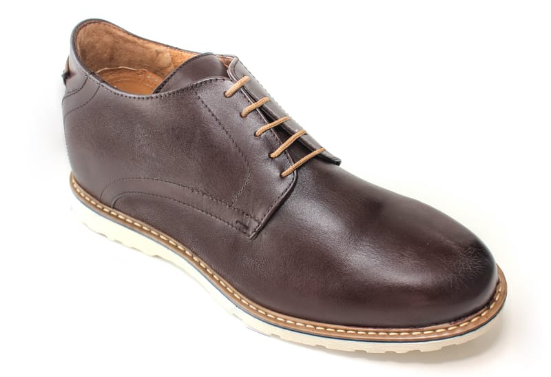 zapatos de altura massimo rando modelo MAX negro 8cm cuero