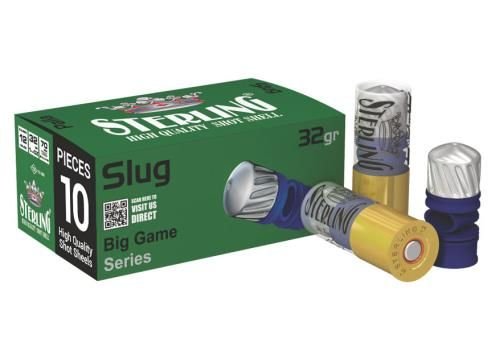 Sterling 12 ga 2-3/4" 1-5/32 oz Rifled Tornado Slug 10rd box - Jimmy's ...