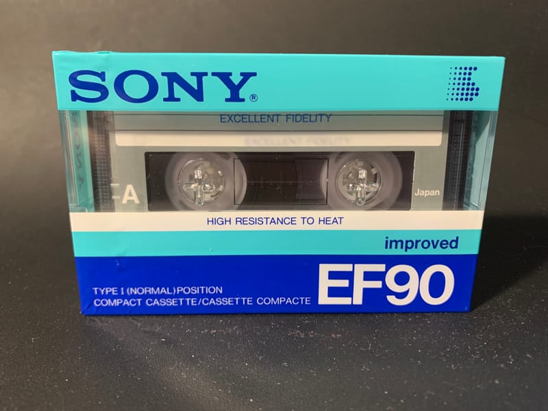 Sony EF 90 improved x - Vintage-Cassettes.com