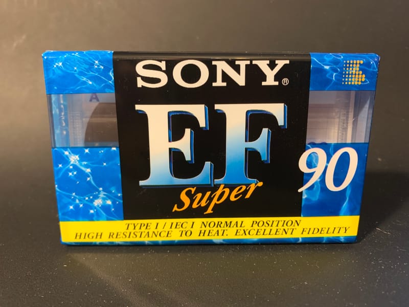 Sony Super EF 90 x - Vintage-Cassettes.com