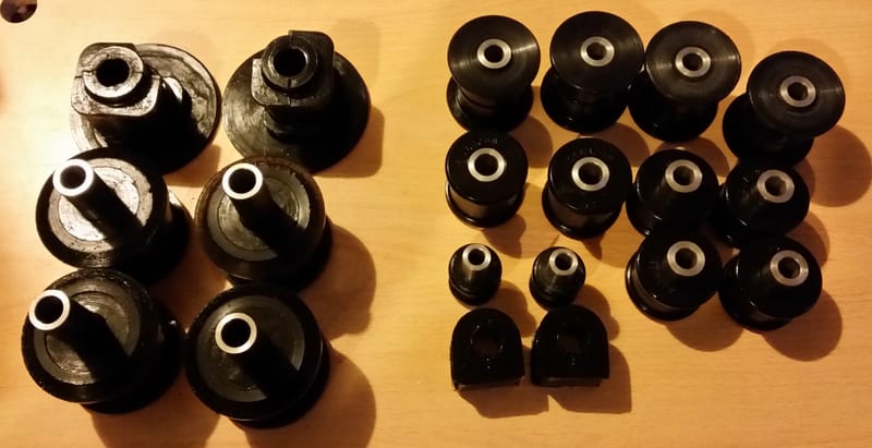 Poly bushes 400 series - Classic Swede