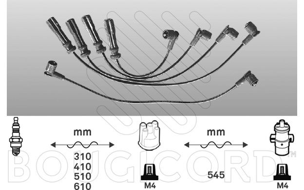 Silicon HT lead set 740 - 940 - Classic Swede