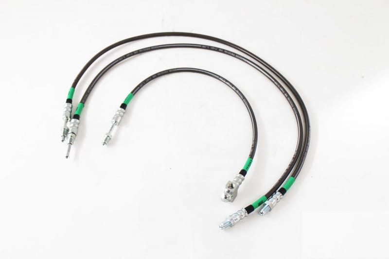 Double caliper braided hose kit - Classic Swede