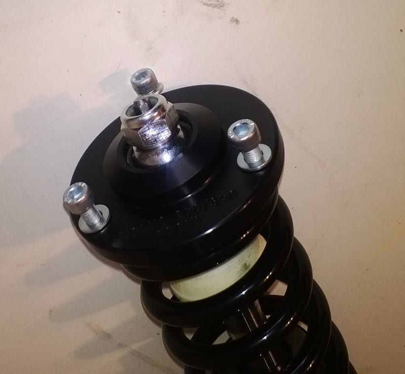 GAZ top adjustable 300 series front coil over with Volvo bearing mou...