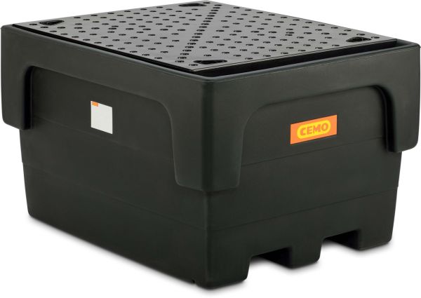 IBC bund made of steel, GS1a AB1 with filling stand, painted