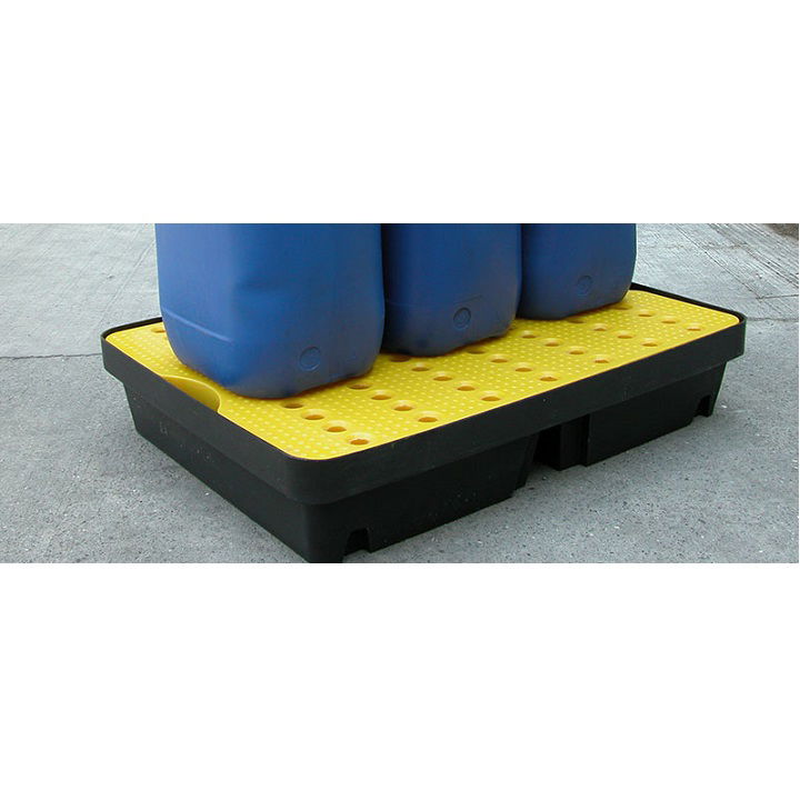 CONTAINMENT SUMP BUILT IN BLACK POLYETHYLENE + PERFORATED COVER PLATE ...