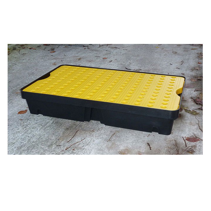 CONTAINMENT SUMP BUILT IN BLACK POLYETHYLENE + PERFORATED COVER PLATE ...