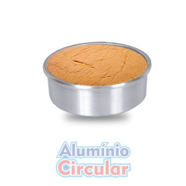 FORMA TORTA 15X5 TAM 15 ALUM. CIRCULAR - Ana Luiza Festas