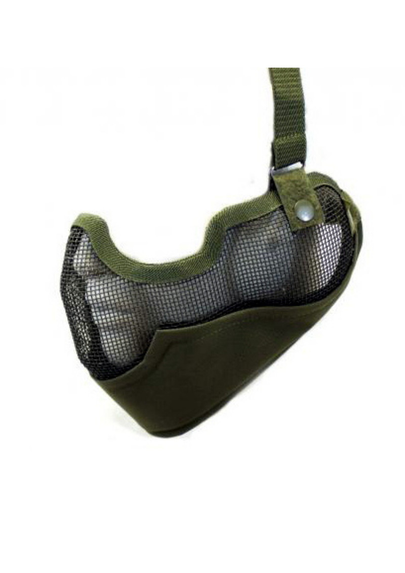 Big Foot V1 2 Strap Steel Mesh Lower Skull Face Mask In...