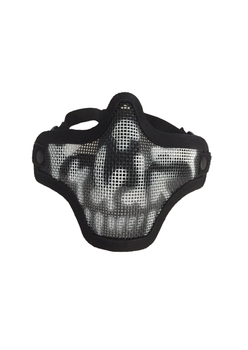 Big Foot V1 2 Strap Steel Mesh Lower Skull Face Mask In...