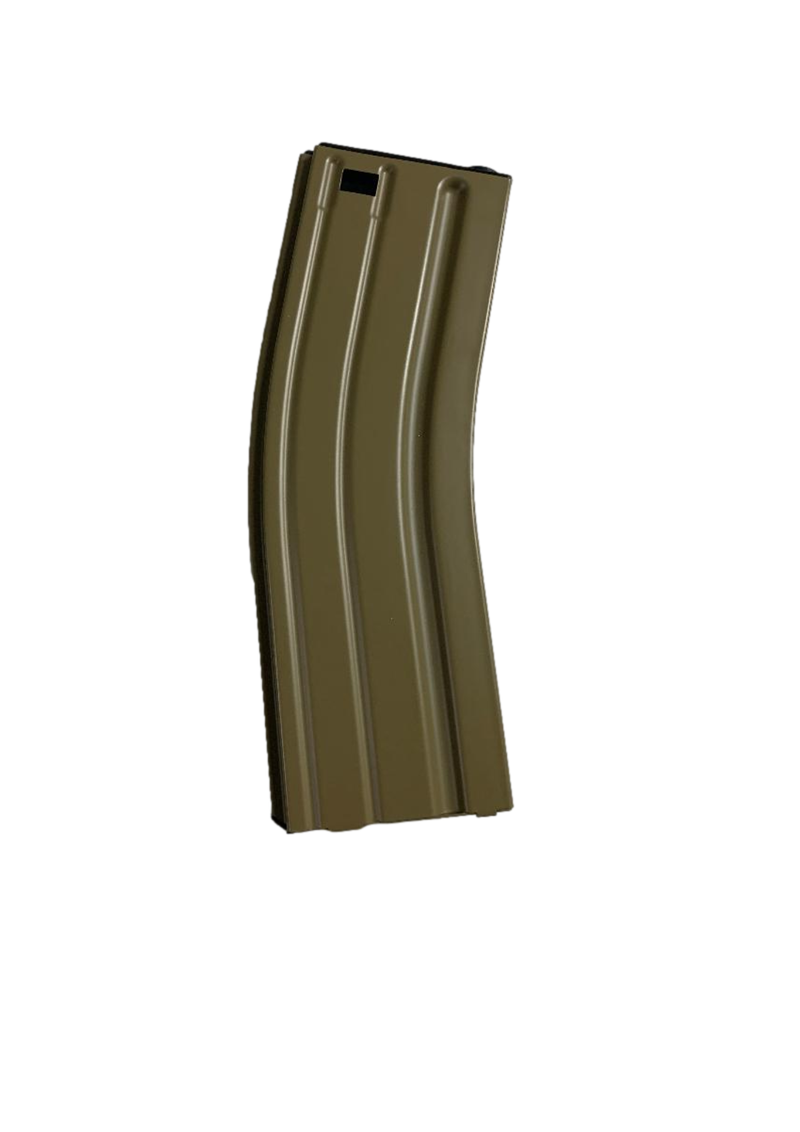 (Pack Of 2) Nuprol M4 200 Round Metal Mid Cap Magazine - Tan