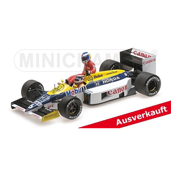 Minichamps Williams Honda FW11 German Gp 1986 Keke Rosberg Riding On ...