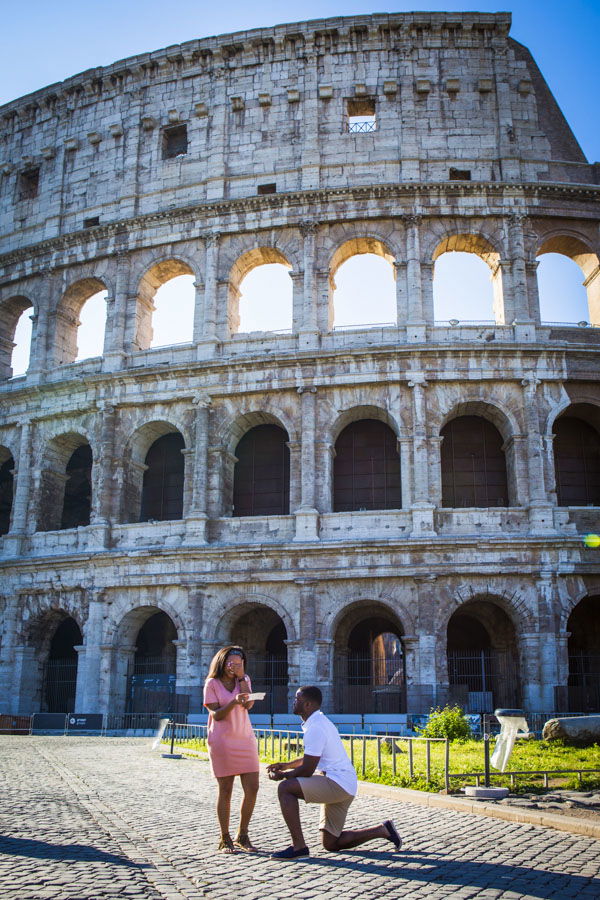 Colosseum surprise proposal