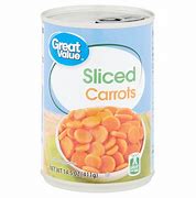 GREAT VALUE SLICED CARROTS - Starboard Supply & Services LLC