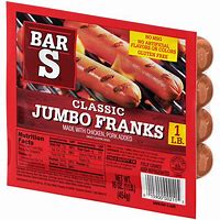 BAR'S MEAT JUMBO FRANKS - Starboard Supply & Services LLC