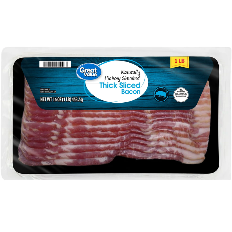 GREAT VALUE THICK SLICED BACON - Starboard Supply & Services LLC