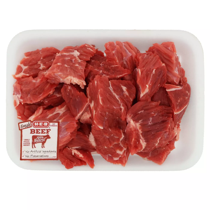 H‑E‑B Boneless Lean Beef Stew Meat - Starboard Supply & Services LLC