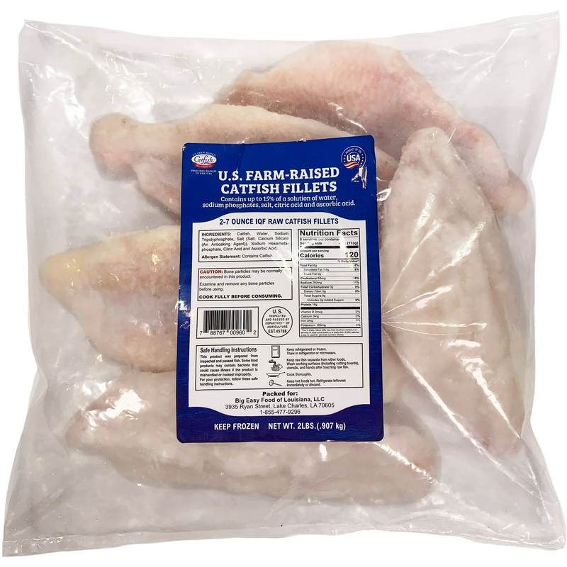 Frozen Raw US Farm-Raised Catfish Fillets - Starboard Supply & S...