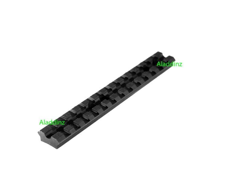 Project Picatinny Weaver Rail Mount Base 260mm Black - Aladdinz
