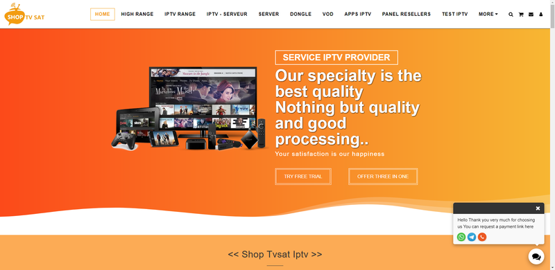 TEST IPTV - SHOP TVSAT