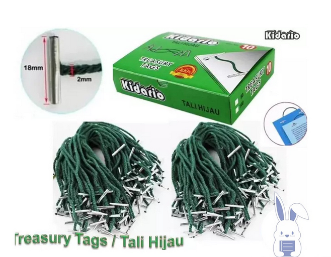 KIDARIO KTT-T10 TREASURY TAGS - GREAT WALL STATIONERY SDN BHD
