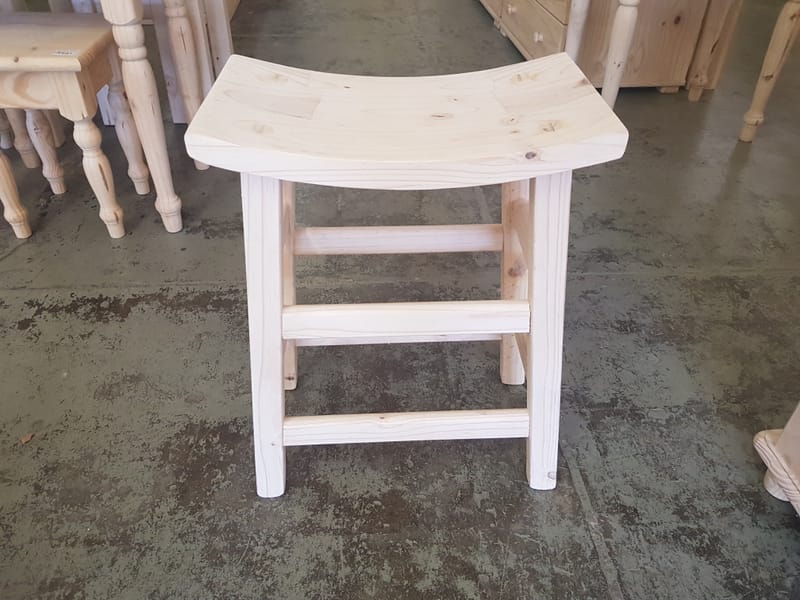 Saddle Stool 600mm - Quality Pine Furniture