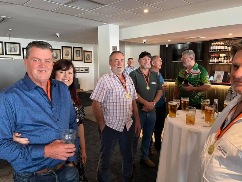 Stephen Fielding, Fran Butson, John Fielding,Rick Cavanagh, Graham ...