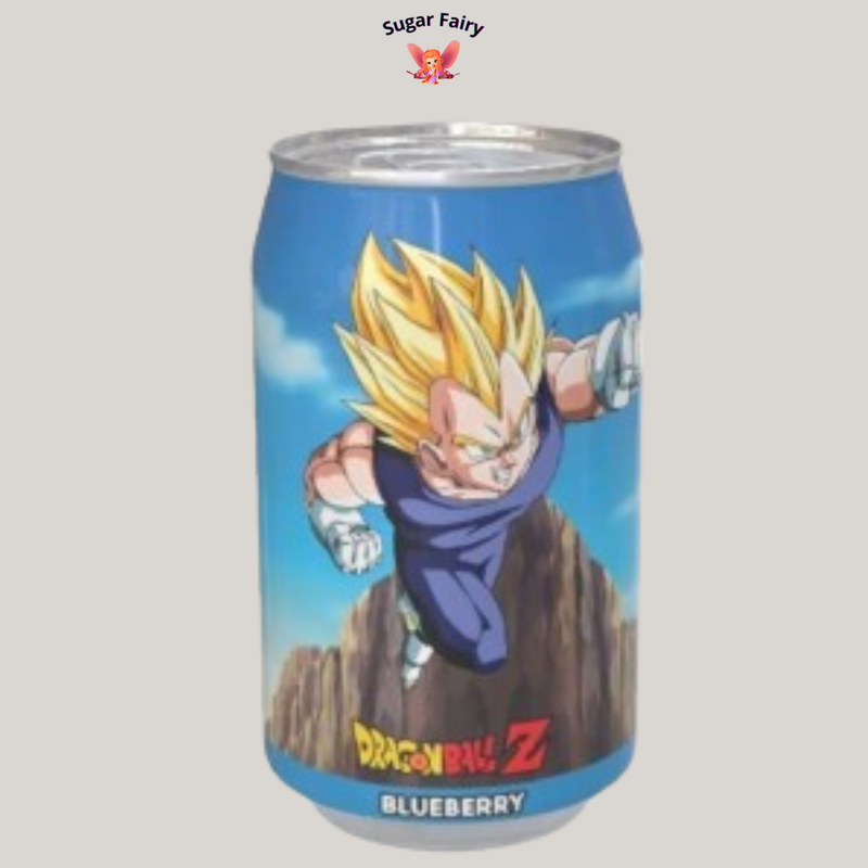 Canette de soda Dragon Ball Z Vegeta saveur myrtille 330 ml - SUGAR FAIRY