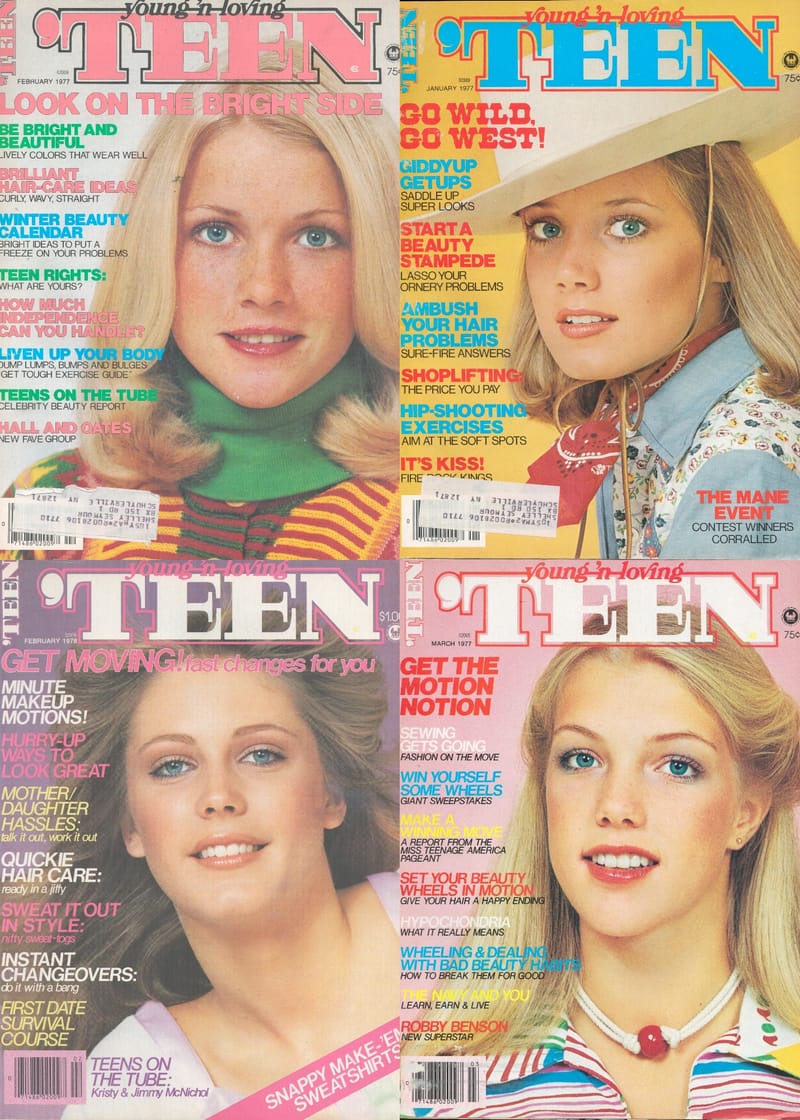 4 x Teen Magazines 1977 and 1978 - Pdf magazines
