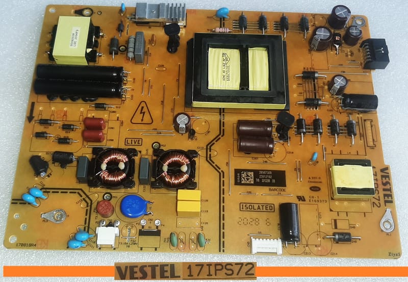 VESTEL 17IPS72 FUENTE POWER SUPPLY BOARD SCHEDA 📺 HITACHI 50HAK5751