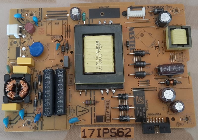 17IPS62 VESTEL FUENTE DE ALIMENTATION PSU SCHEDA HITACHI 32HB4T41