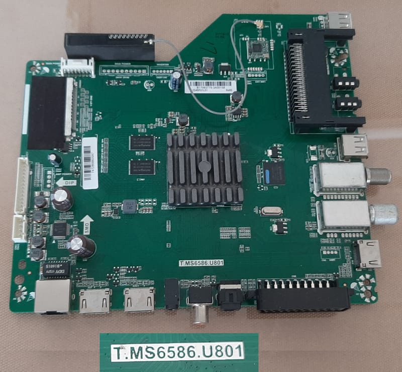 T.MS6586.U801 PLACA MAIN SCHEDA PLATINEE PARA SELECLINE 888102/55S17U