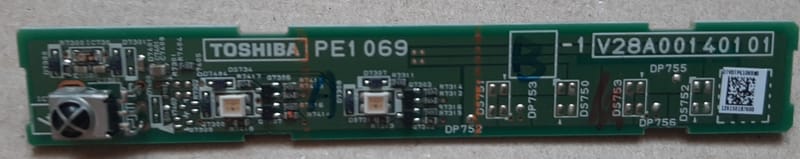 V28A00140101 PLACA IR PCB BOARD SCHEDA PLATINEE PARA FOR POUR TOSHIBA