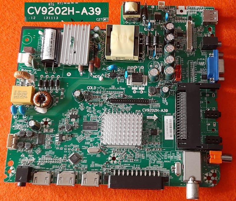 CV9202H-A39 PLACA MAIN BOARD SCHEDA PLATINEE INVES LED-3214 HD GR