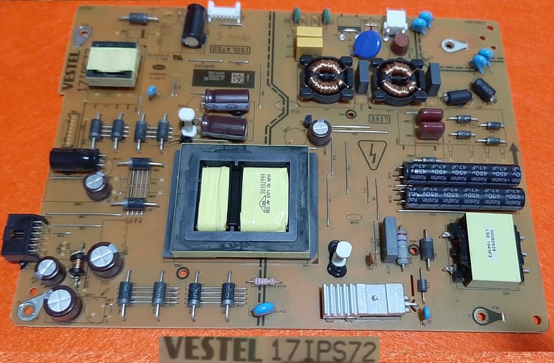 VESTEL 17IPS72 FUENTE POWER SUPPLY BOARD SCHEDA SABA S55U4K20