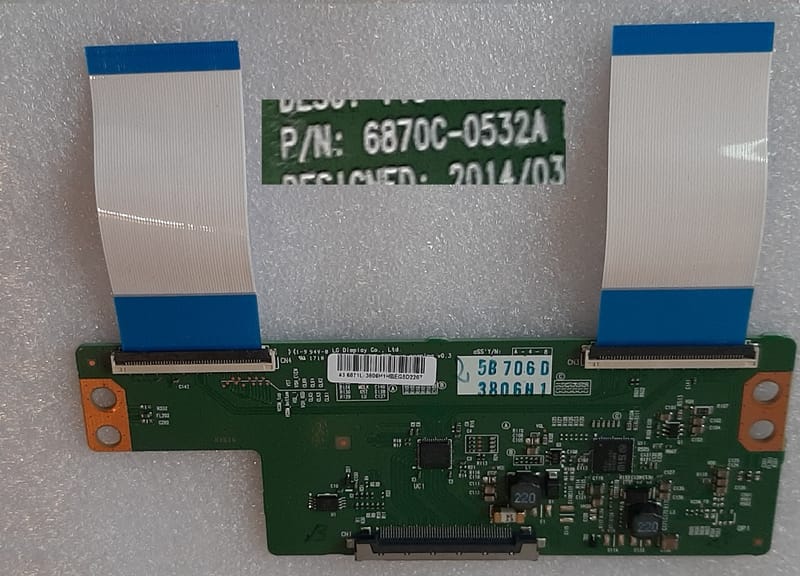 6870C-0532A PLACA T-CON BOARD SCHEDA PLATINEE SELECLINE 43S18SW