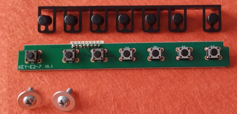 KEY-E2-7 V1.1 TECLADO KEY BOARD SCHEDA PLATINEE SHARP LC-32CHE6242E