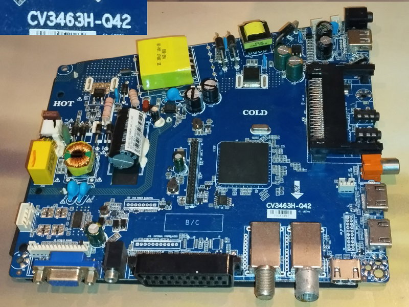 CV3463H-Q42 PLACA MAIN BOARD SCHEDA PLATINEE SUNSTECH 32SUM11TS