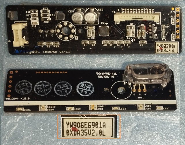 YW906E6901A LH40/50 VER1.6 PLACA IR PCB BOARD SCHEDA LG 37LH4000-ZA