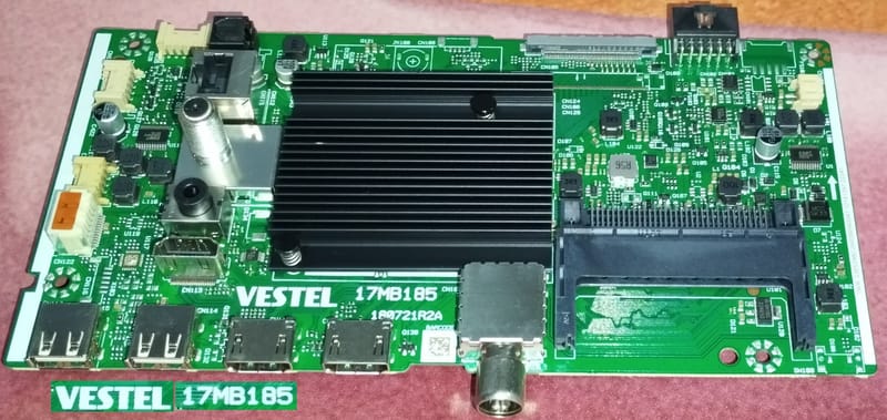 VESTEL 17MB185 PLACA MAIN BOARD SCHEDA PLATINEE TOSHIBA 70QA7D63DG