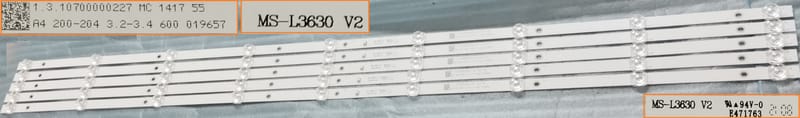 MS-L3630 V2 SET DE TIRAS DE LED ORIGINAL (KIT) TD SYSTEMS K55DLG12US
