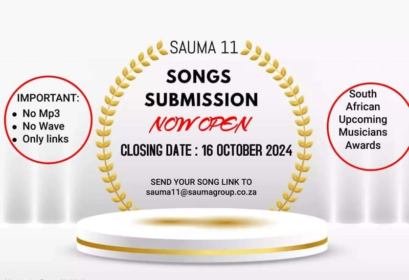 Call For Songs Submission: 11th South African Upcoming Music Awards